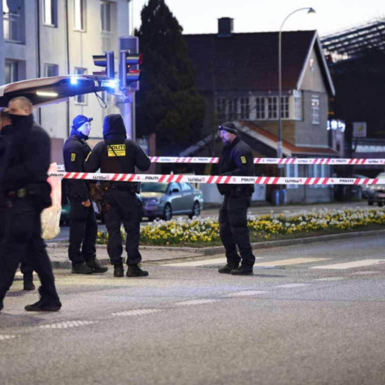 Ifølge politiet har der udspillet sig dramatiske scener på en ellers ...
